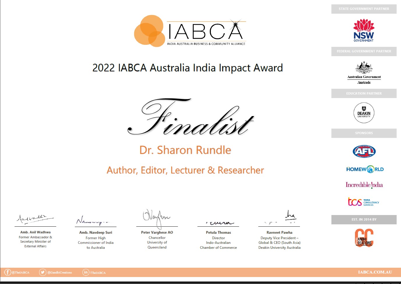 About - Dr Sharon Rundle