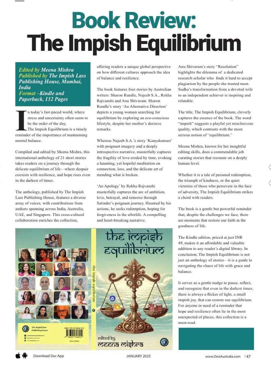 Anthologies Book Reviews - Dr Sharon Rundle India and Australia Books